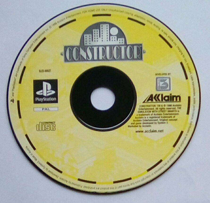 *DISK ONLY* Constructor Playstation 1 One PS1 PSOne PS PSX | eBay UK
