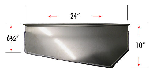 1955-57 Chevy Belair, Fuel Injection Ready Fuel Tank, Aluminum, 16 ...