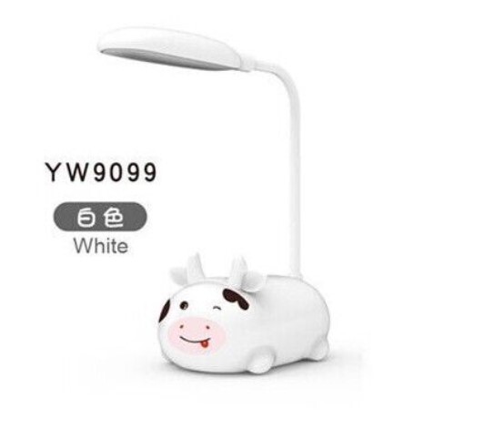 LED Portable Cute Kitten Cat Piggy Bear Lamp Reading Night Light USB ...