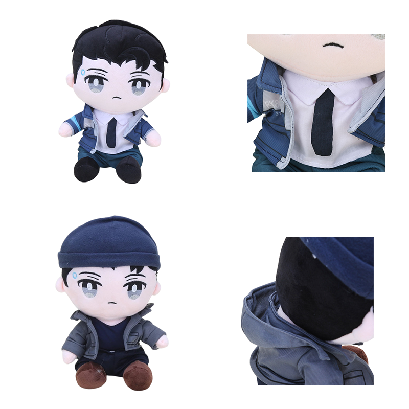 Become Detroit 28cm Human Connor Plush Toy Children Stuffed Soft Doll ...