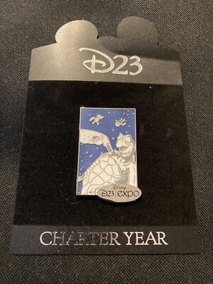 DISNEY D23 MEMBERSHIP EXCLUSIVE D23 EXPO FINDING NEMO CRUSH PIN ON CARD | eBay