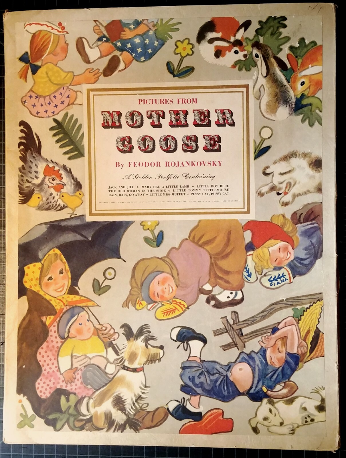 Feodor Rojankovsky, PICTURES FROM MOTHER GOOSE, Portfolio of 8 Prints ...