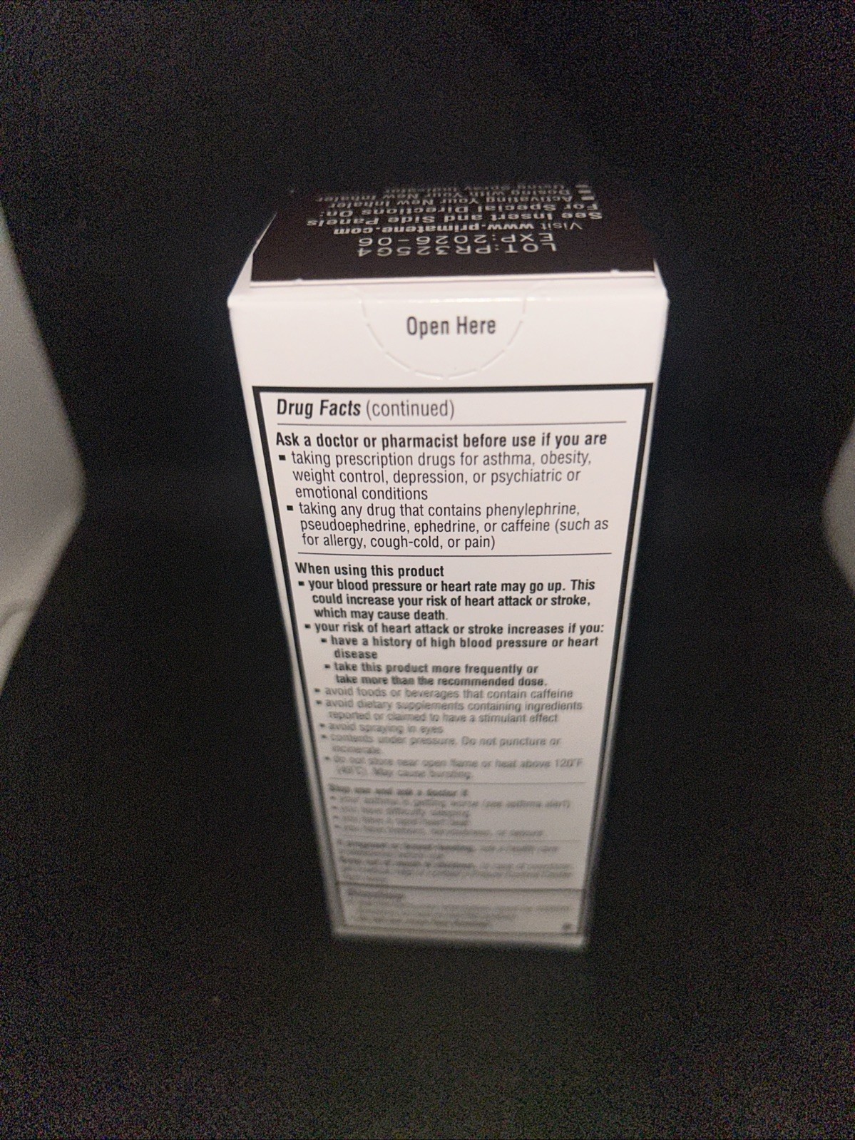 Primatene 1 Mist Asthma Relief Inhaler 160 Metered Spray for sale ...