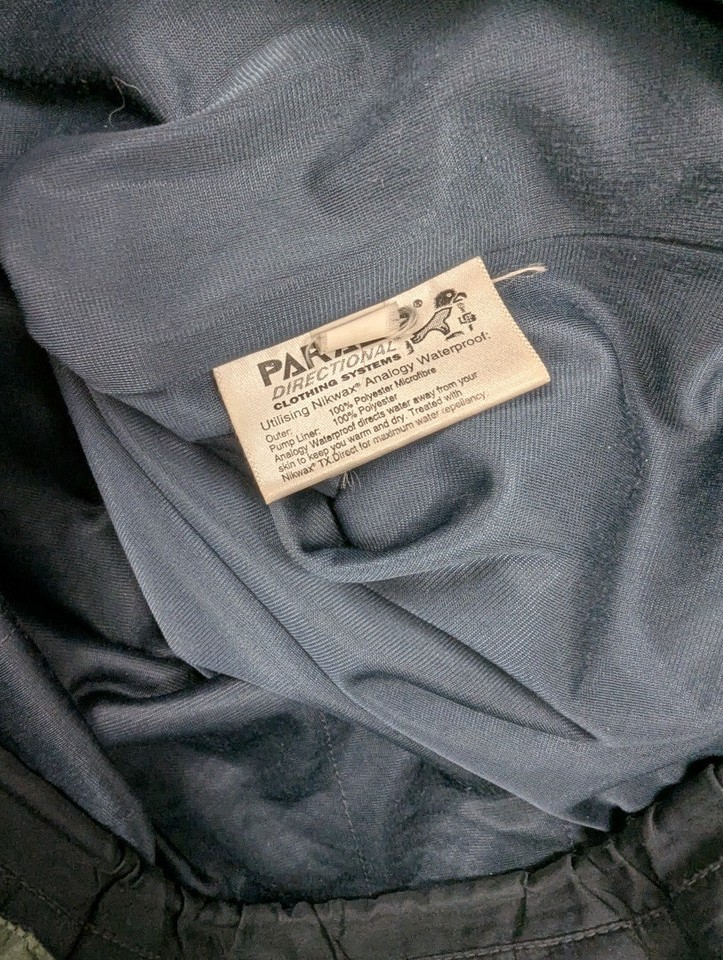 Men's PARAMO Forest Green /Navy Hooded Ski Snow Parka Jacket Size L ...