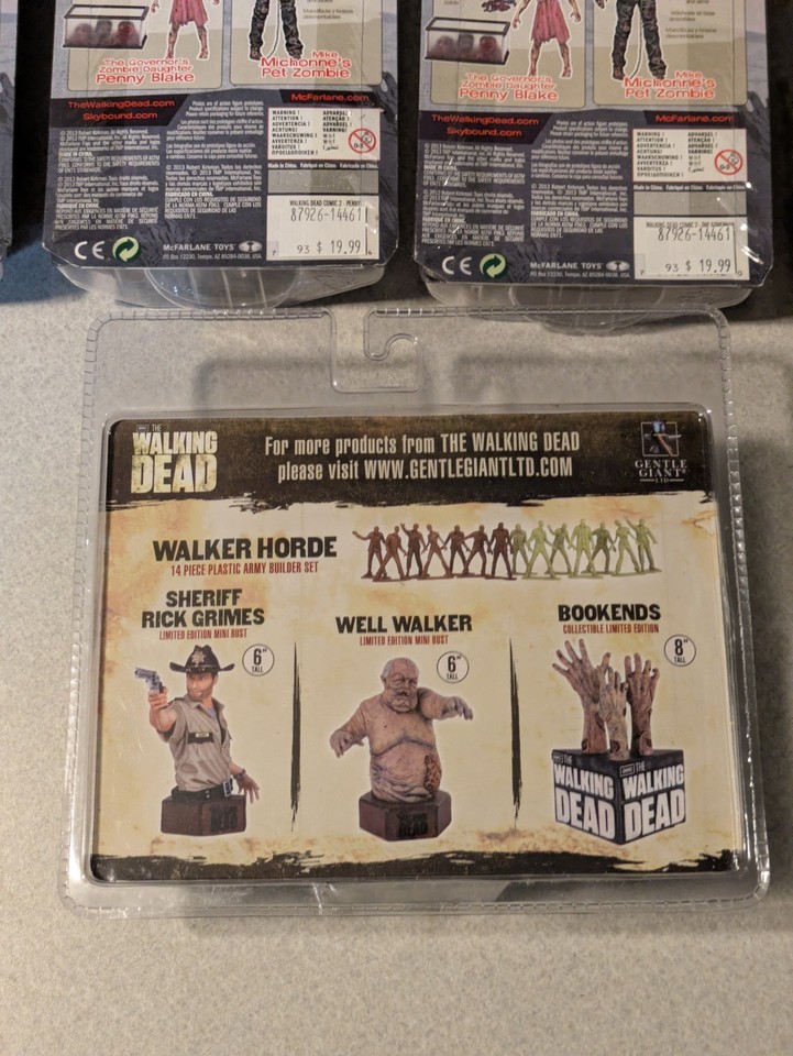 Complete Set of 4 - 2013 The Walking Dead Action Figure Series 2 +Wave ...