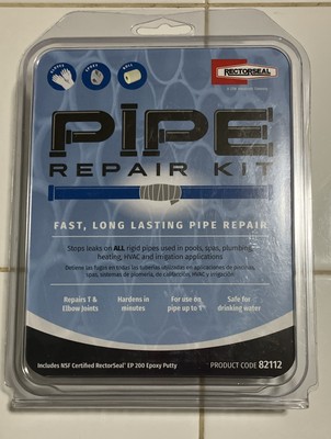 PIPE REPAIR KIT FAST LONG LASTING BY RECTORSEAL, STOPS PIPE LEAKS ...