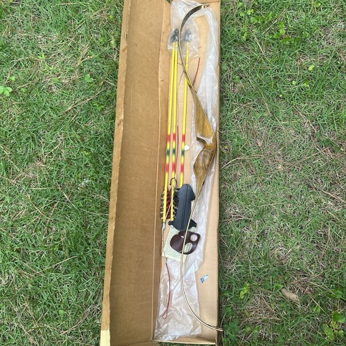 Vintage Wing Archery Red Wing Hunter 52” 50# RH Recurve Bow Late 60’s ...