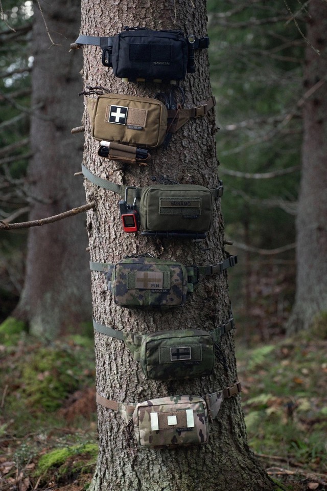 Savotta Kukkaro Hip Pack + Happy Patch, Black, 1.5L Capacity, NEW WITH TAGS | eBay