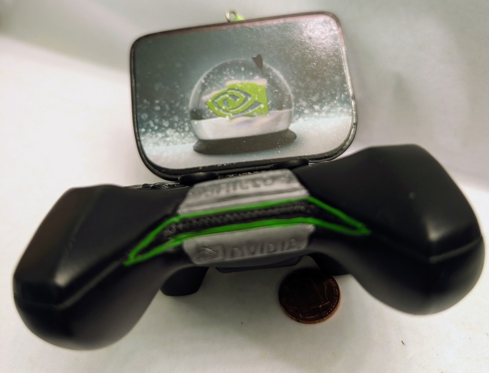 .RARE NVIDIA Shield Portable Console Ornament.Promo.Gaming.Controller ...