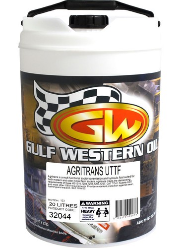 Gulf Western Agritrans Universal Tractor Transmission Oil 10W-20 20L ...