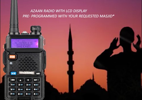 NEW MASJID AZAN RADIO RECEIVER MOSQUE SCANNER PORTABLE ADHAN ...