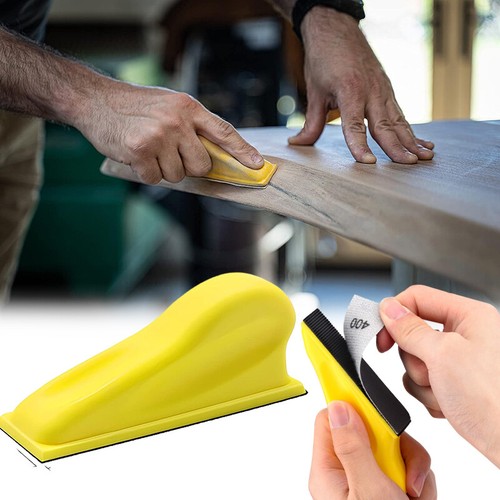 1/2/3/PCS Hook Loop Hand Sanding Block Sandpaper Polishing Pad Abrasive ...