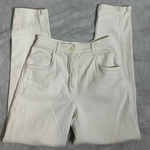 RARE! Women's Vintage 70's/80's Byblos Slim White Jeans Made in Italy ...
