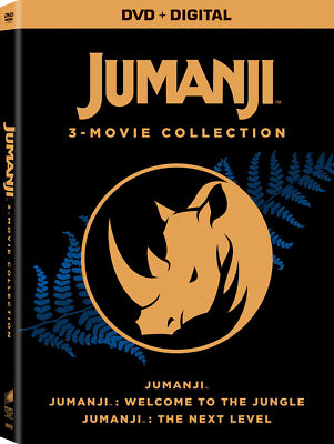 New Jumanji Set: Original, Welcome Jungle & Next Level Slipcover (DVD ...
