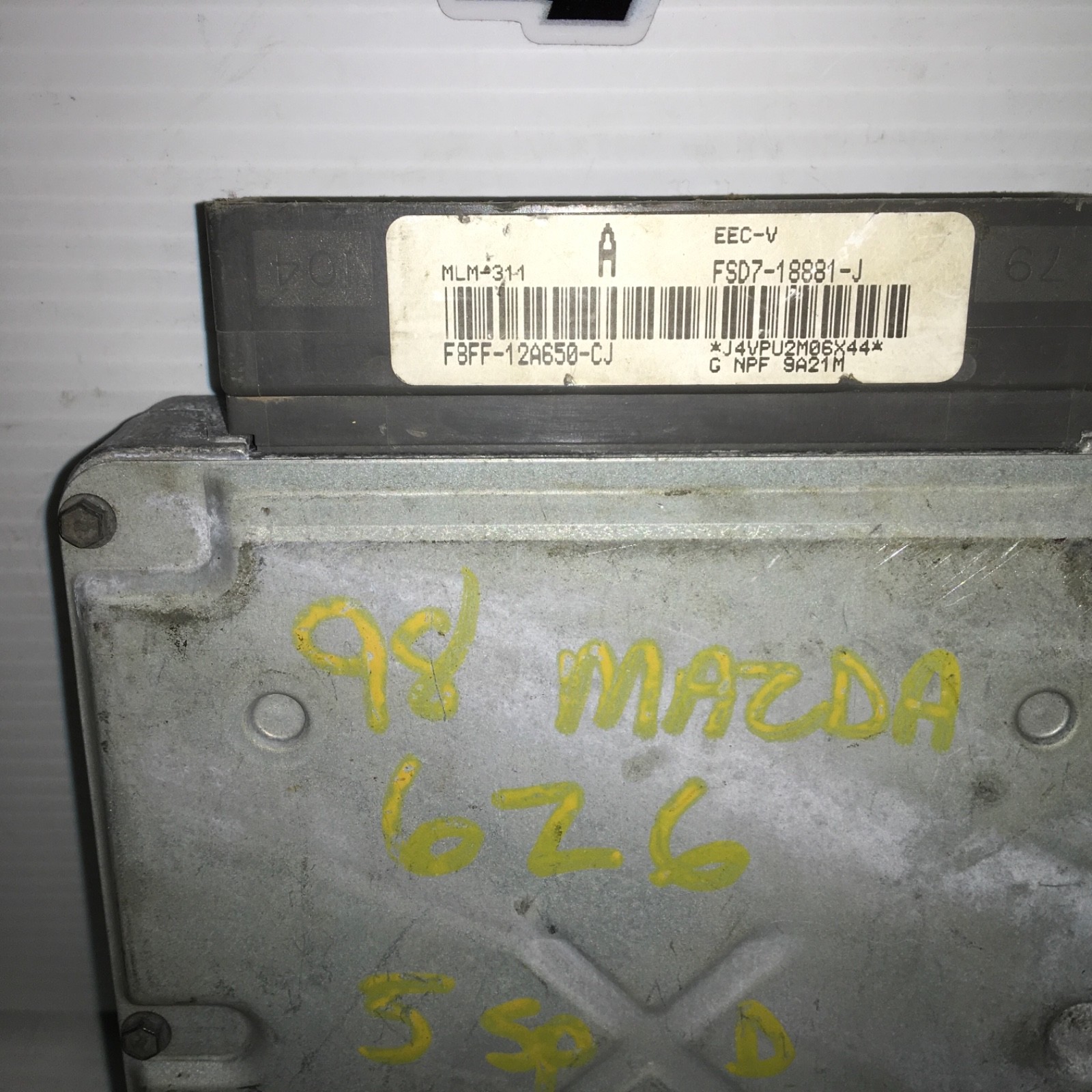 98 Mazda 626 Engine Control Computer ECM ECU F8FF-12A650-CJ | eBay