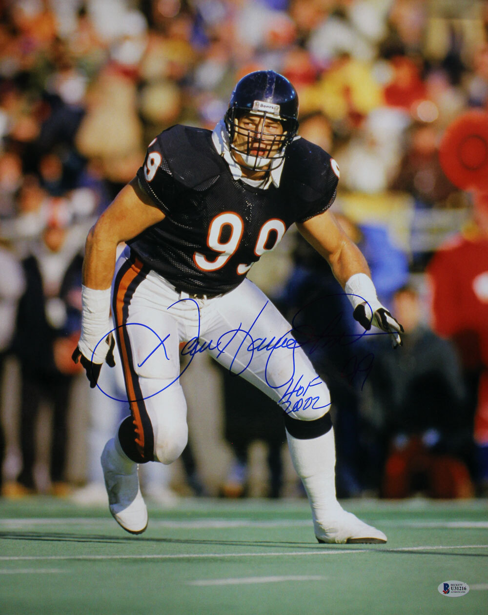 Dan Hampton Autographed/Signed Chicago Bears 16x20 Photo HOF BAS 29107 ...