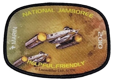STAR WARS Marin Council 2010 BSA Jamboree patch - Helpful Friendly ...