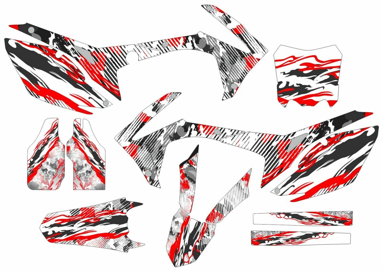 Graphic kit for Honda CRF250 CRF 250 2014-2017 decal stickers Wrap dirt ...