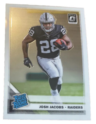 Josh Jacobs 2019 Panini Optic Rated Rookie Las Vegas Raiders | eBay