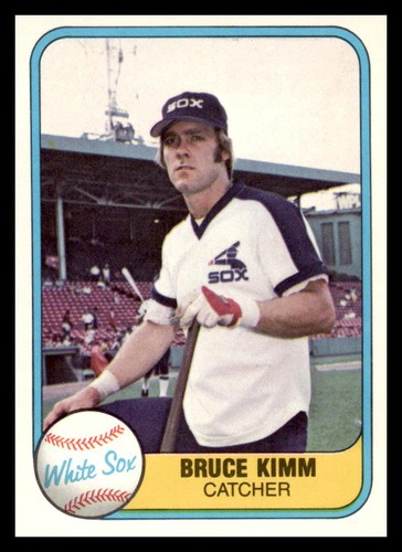 1981 Fleer #355 Bruce Kimm Chicago White Sox | eBay