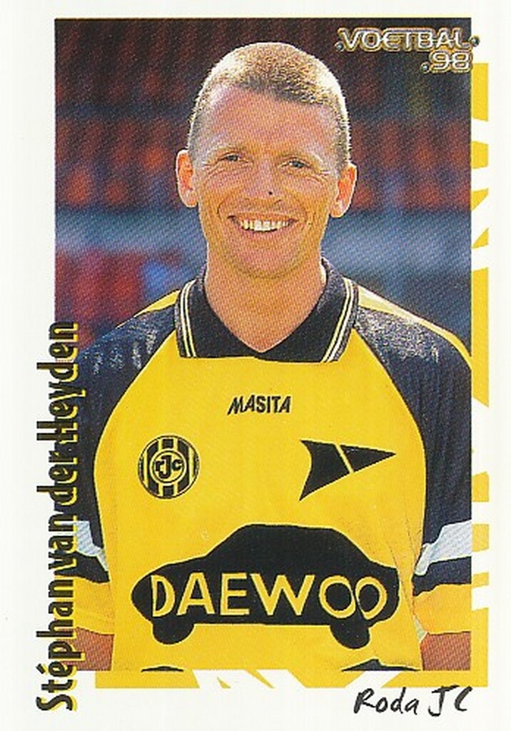 165 STEPHAN VAN DER HEYDEN # NETHERLANDS RODA.JC STICKER PANINI VOETBAL ...
