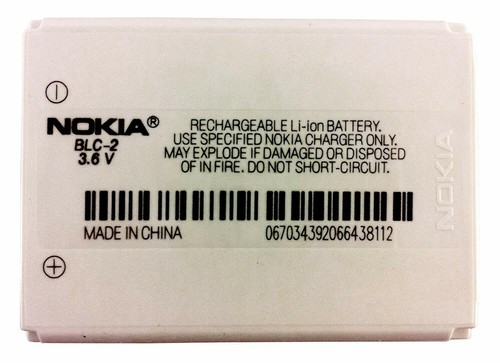 ORIGINAL BATTERY BLC-2 FOR NOKIA 3310 3330 3410 3510 5510 6800 TESTED ...