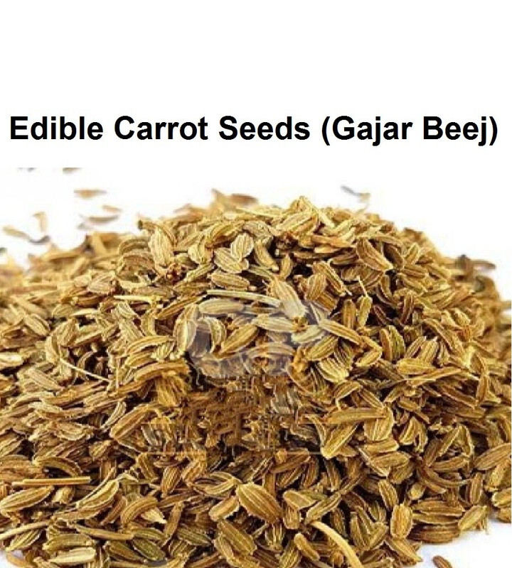 Edible Carrot Seeds Gajar Beej Seeds Ground Fresh Indian Herb 100gm (3. ...