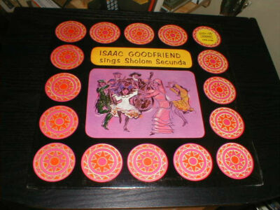 Isaac Goodfriend Sings Sholom Secunda SEALED Lp Record Jewish Klezmer ...