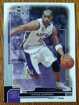 VINCE CARTER, 2002-03 UPPER DECK MVP #170, RAPTORS | eBay