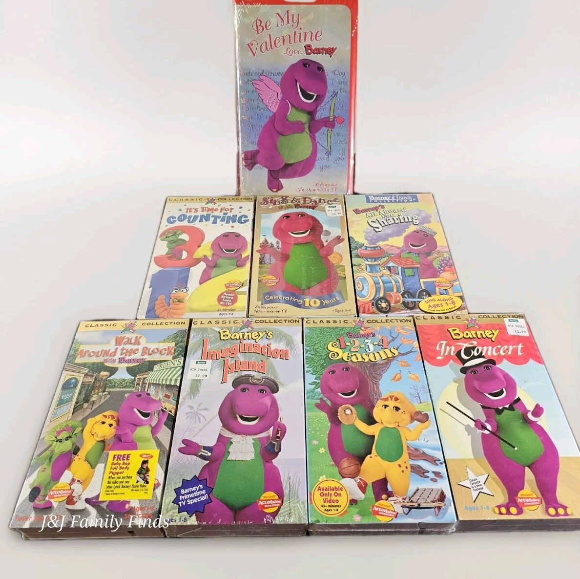 Vtg Barney & Friends SEALED VHS Tapes Lot Of | Grelly USA