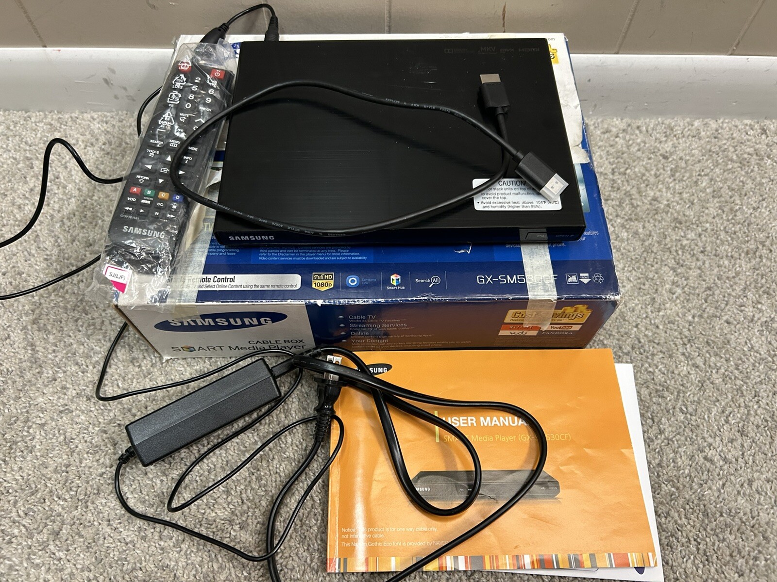 Samsung Cable Box Smart Media Player Model GX-SM530CF for Netflix, Hulu ...