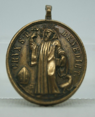 Medals - Medieval Bronze Holy Medal St