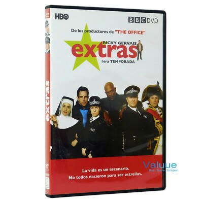 Extras DVD BBC Video 2005 -2007 Season 1 Spanish Artwork Cover English ...