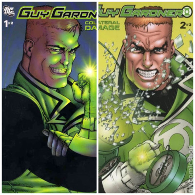 GUY GARDNER Collateral Damage #1 #2 2006 DC Comic HOWARD CHAYKIN Nathan ...