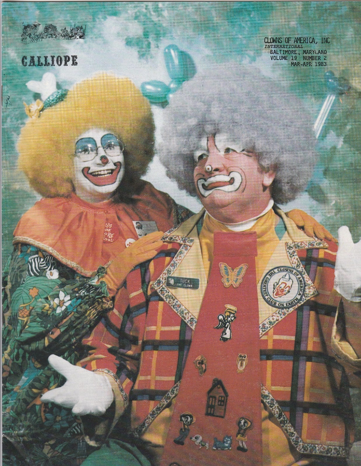 CALLIOPE MAGAZINE-"CLOWNS OF AMERICA"- March-April 1983 | eBay