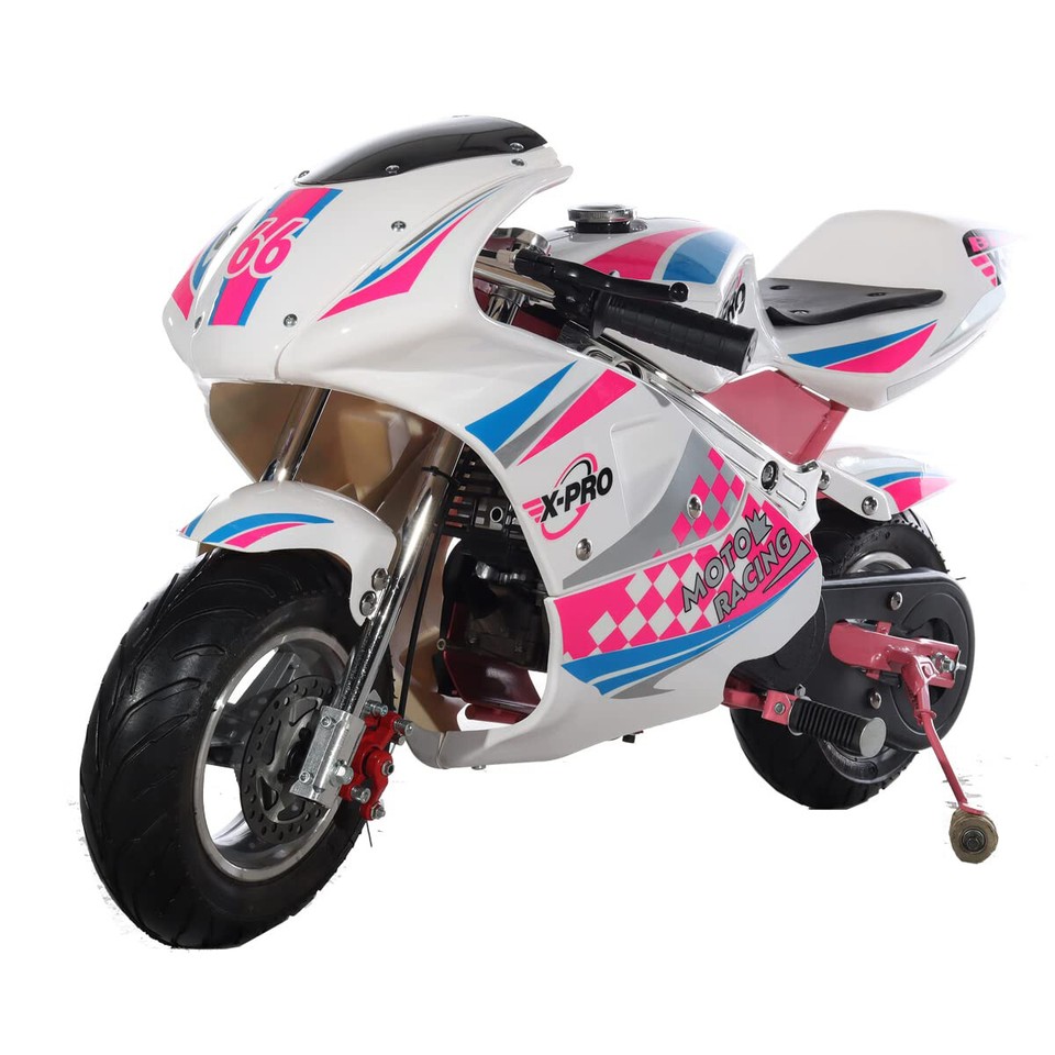 X-PRO 40cc Pocket Bike Gas Powered 4 Stroke Kids Mini Bike Off Road ...