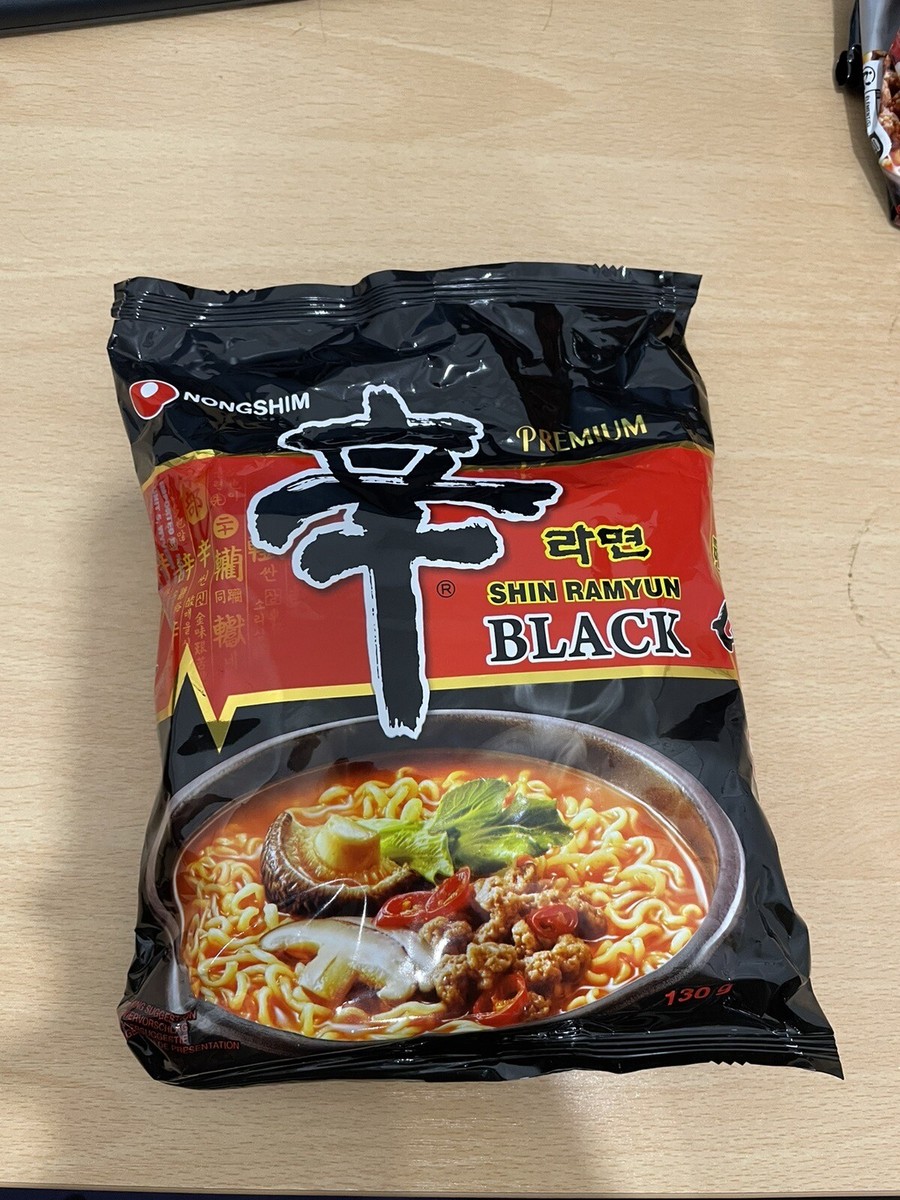 Nongshim Noodles 578: Nongshim Shin Ramyun Black Premium Noodle Soup ...