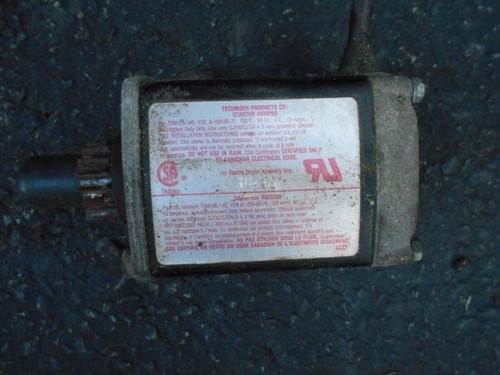 Electric Starter Tecumseh 33328 33328D 33328E 33436A 88905 Ariens Toro ...