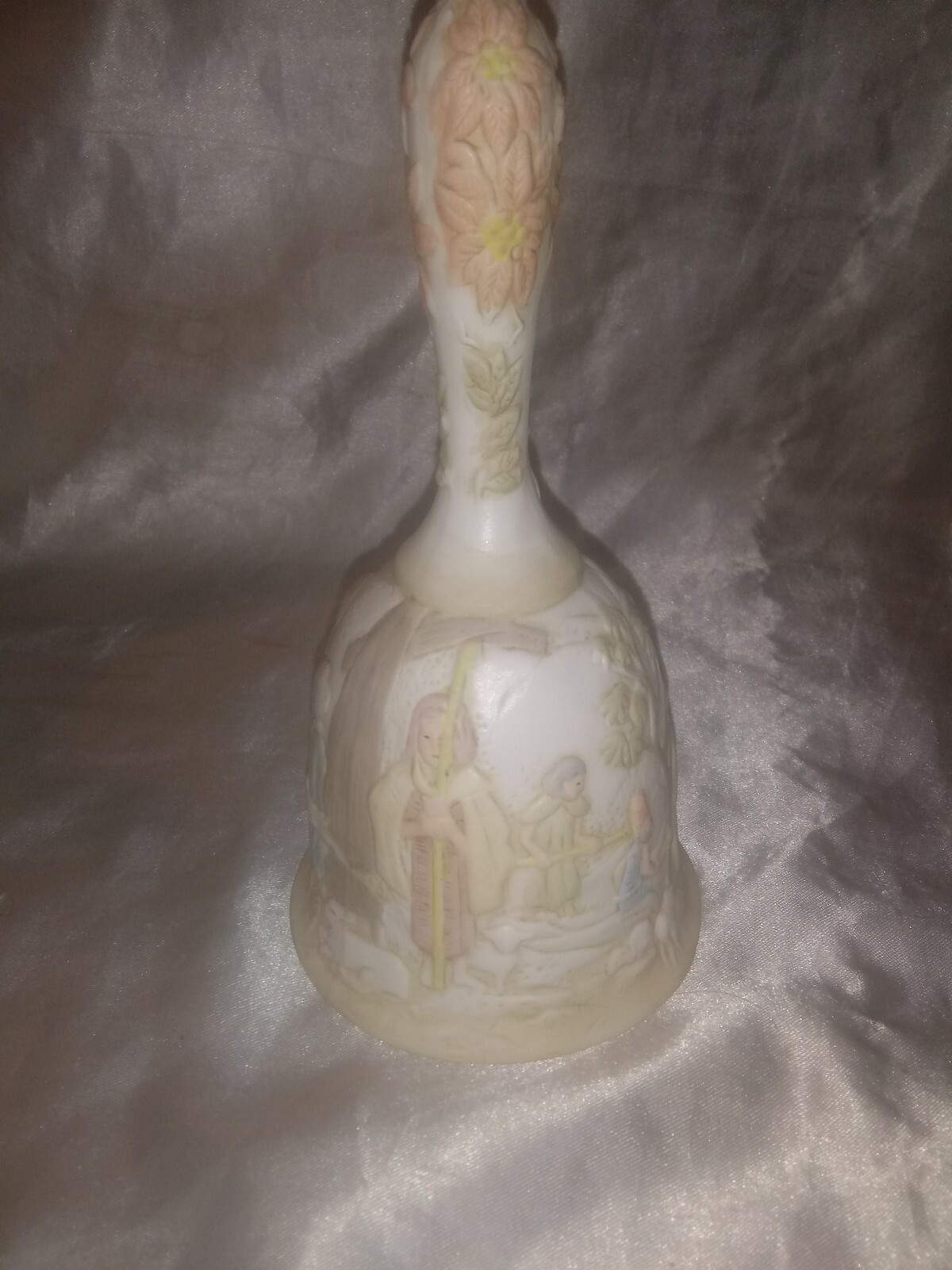 RARE VINTAGE LEFTON CHRISTMAS NATIVITY PORCELAIN BELLS LOT OF 2 | eBay