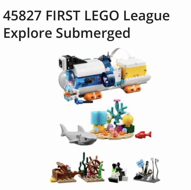 Lego Education 45827 First Lego League ‘Submerged’ Explore Set (2024 ...