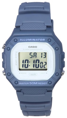 Casio Youth Digital Grey Dial Quartz W-218HC-2A W218HC-2 Unisex Watch ...