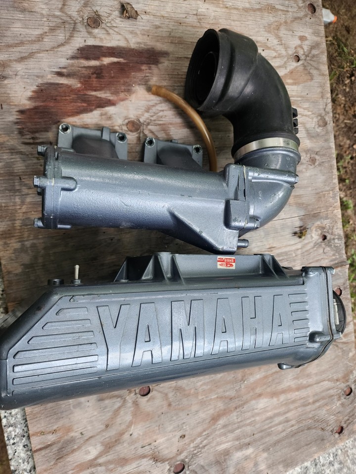yamaha waverunner manifold and exhaust pipe jetski wr650 | eBay