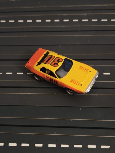 AURORA AFX ORANGE YELLOW 30 PLYMOUTH ROAD RUNNER STOCK HO SLOT CAR ...