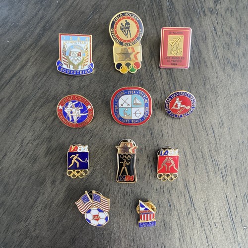 Lot Of 9 Los Angeles 1984 Olympic Event Pins | eBay
