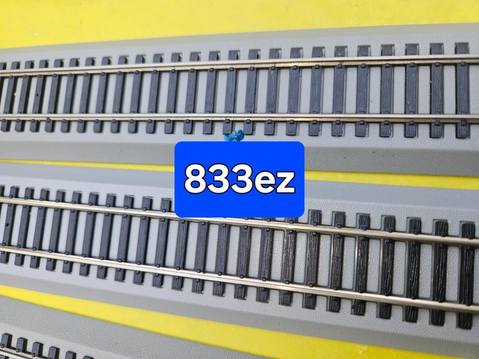 BACHMANN HO SCALE EZ TRACK STRAIGHTS WITH RERAILER TERMINAL - INV 833ez ...