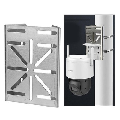 Camera Accessory Pole Mount Bracket 201 Stainless Steel Multi-hole ...