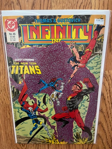 Infinity Inc. Vol.1 #45 1987 High Grade 9.0 DC Comic Book E28-137 | eBay