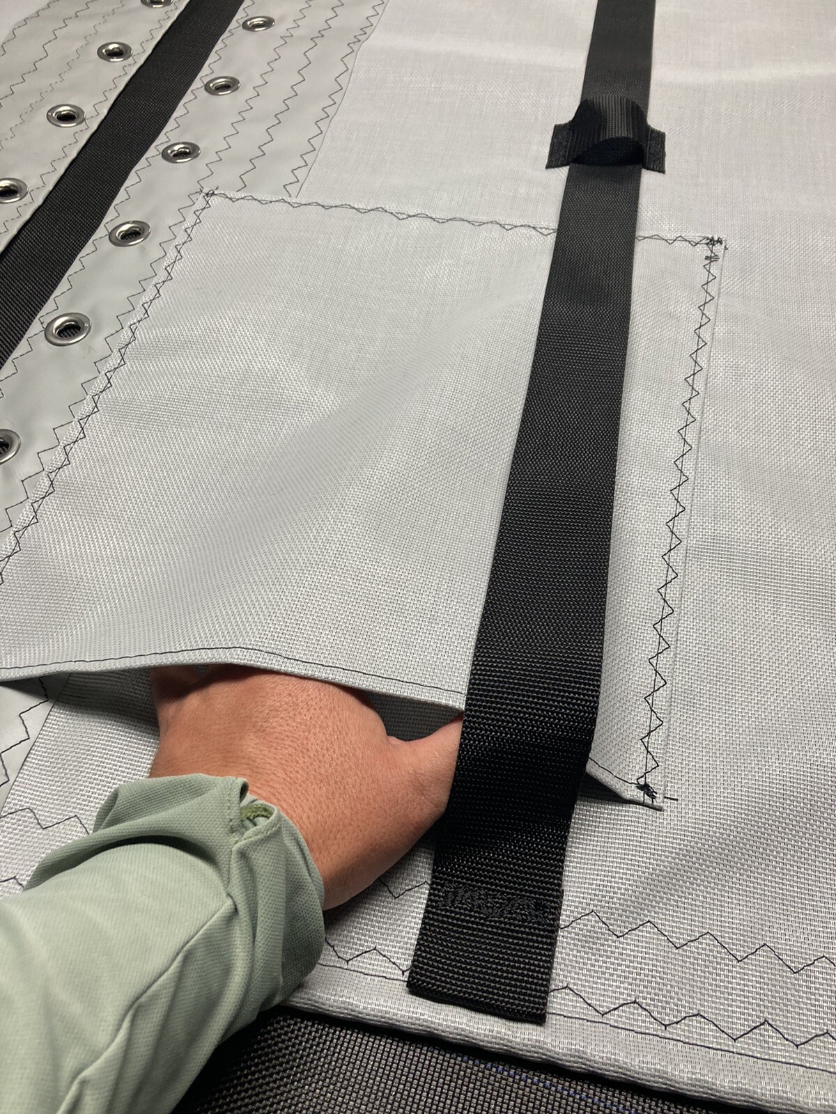 Hobie Cat 18 Sail Boat Trampoline Grey Mesh / Vinyl Ocean Series Plus ...