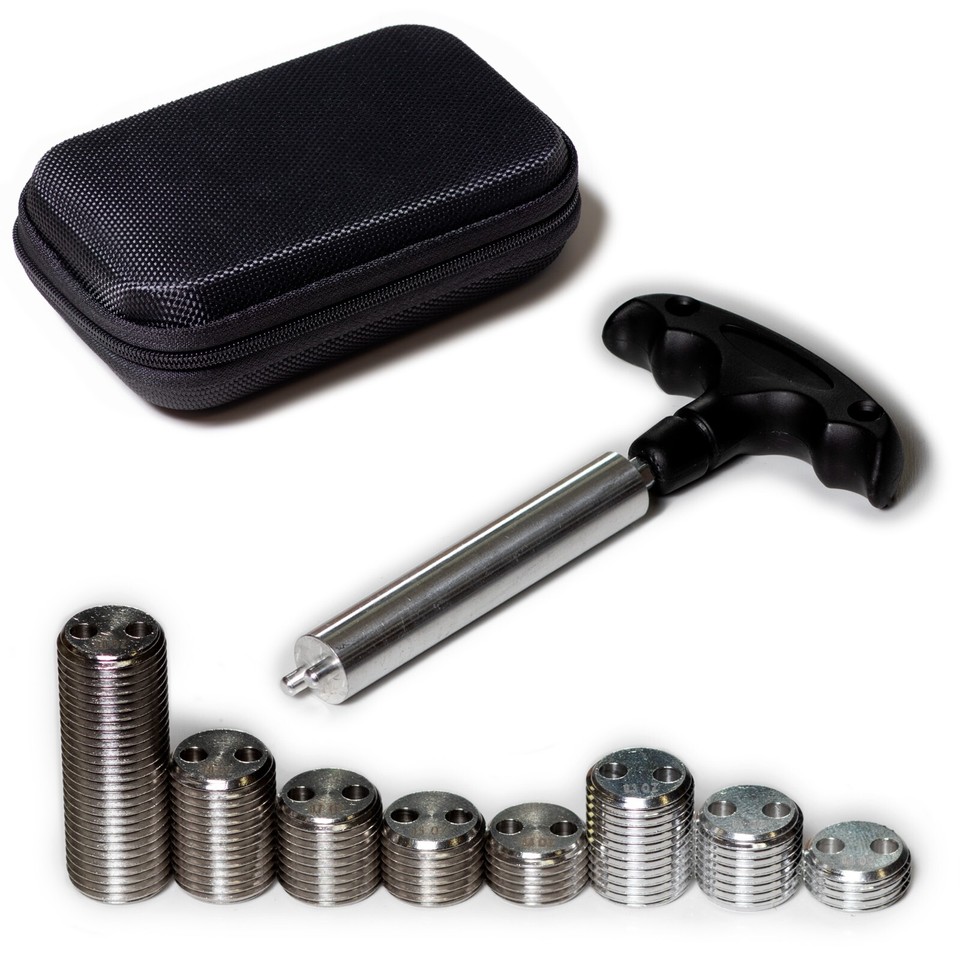 Weight Kit for Predator Pool Cues: 8 Weight Bolts + Tool with ...