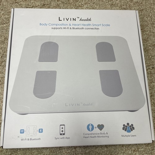 Livin Health Body Composition & Heart Health Smart Scale Wi-Fi NIB | eBay